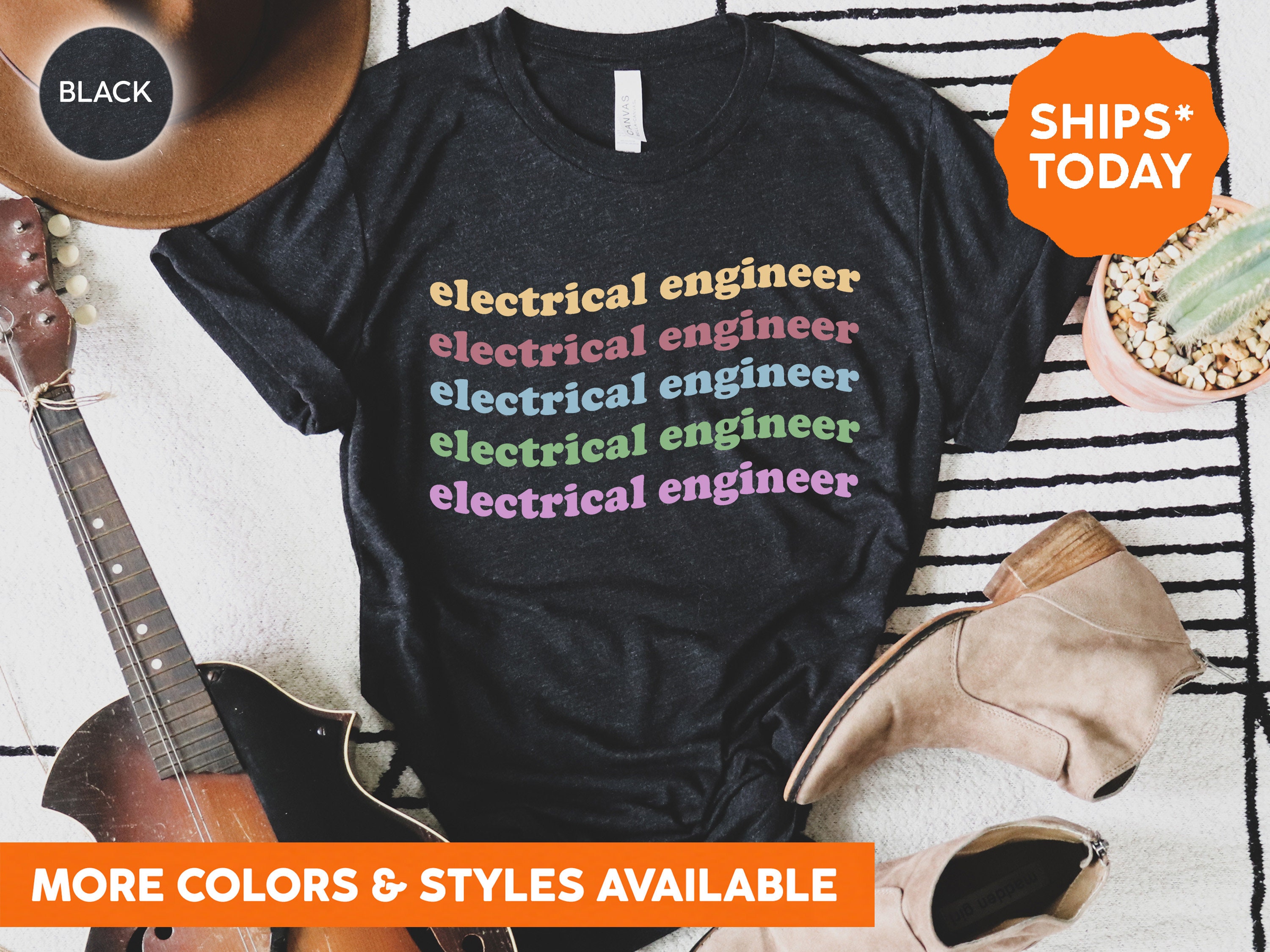 Electrical Engineer T Shirts Logo
