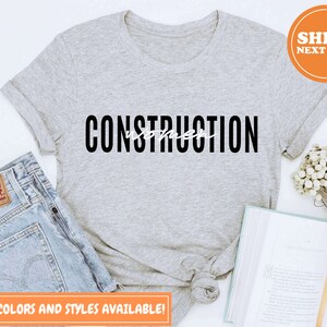 Women in Construction T-shirt | Women in Construction Long Sleeve Shirt ...