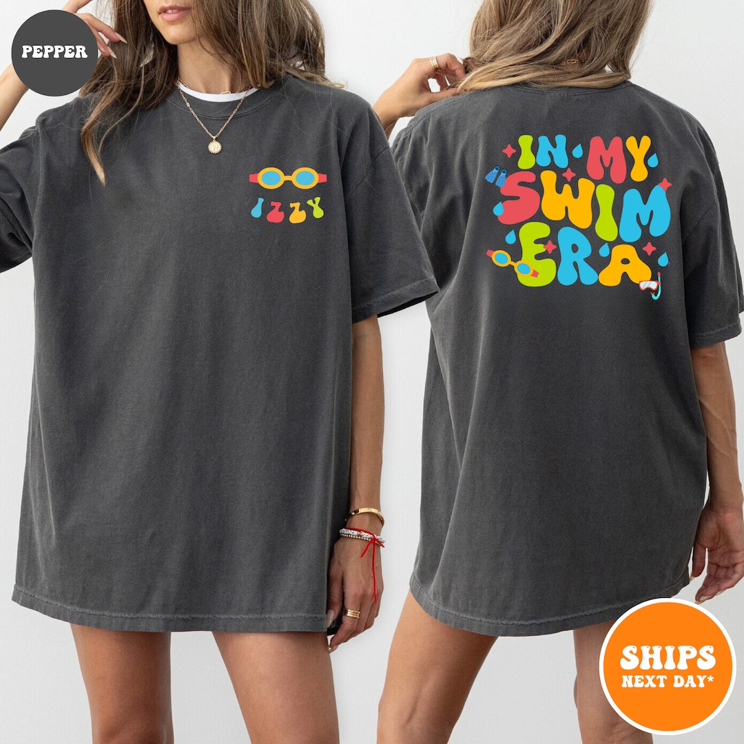 In My Swim Era Shirt | Custom Name Shirt | Custom Swim Shirt | Swim ...