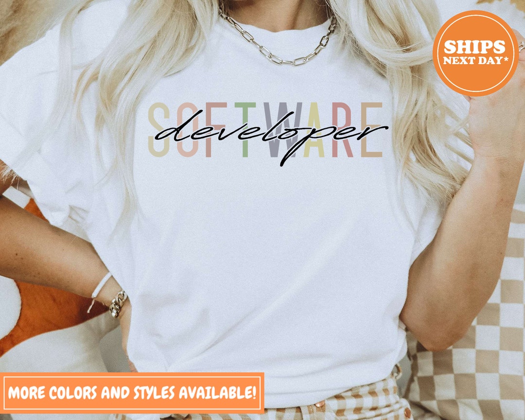 Software Developer T-shirt Software Developer Long Sleeve T-shirt ...