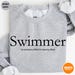 Swimmer Crewneck Sweatshirt | Swim Mom Shirt | Swimmer Gifts | Swim ...