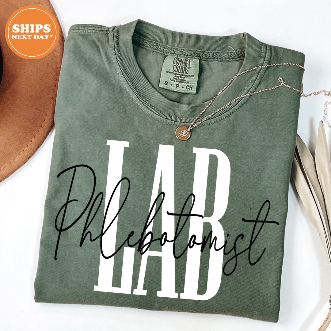 Lab Phlebotomist T-shirt Lab Week Shirt Med Tech Shirt Phlebotomy Week ...