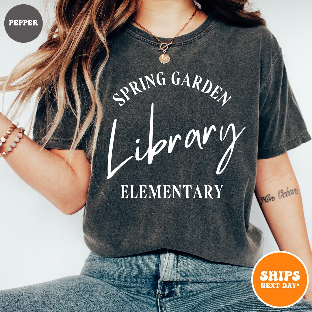 Custom Librarian T-shirt | | Reading Teacher Shirt | Gift for ...