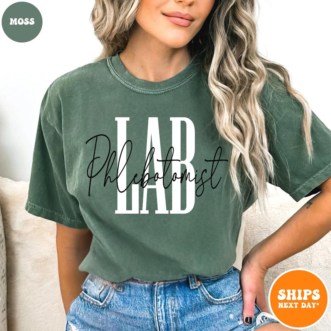 Lab Phlebotomist T-shirt | Lab Week Shirt | Med Tech Shirt | Phlebotomy ...