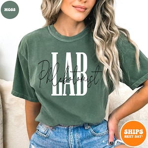 Lab Phlebotomist T-shirt | Lab Week Shirt | Med Tech Shirt | Phlebotomy ...