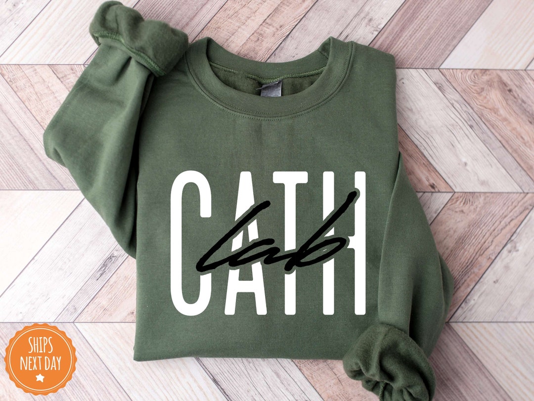 Cath Lab Crewneck Sweatshirt | Cath Lab Hoodie | Lab Tech Gift ...