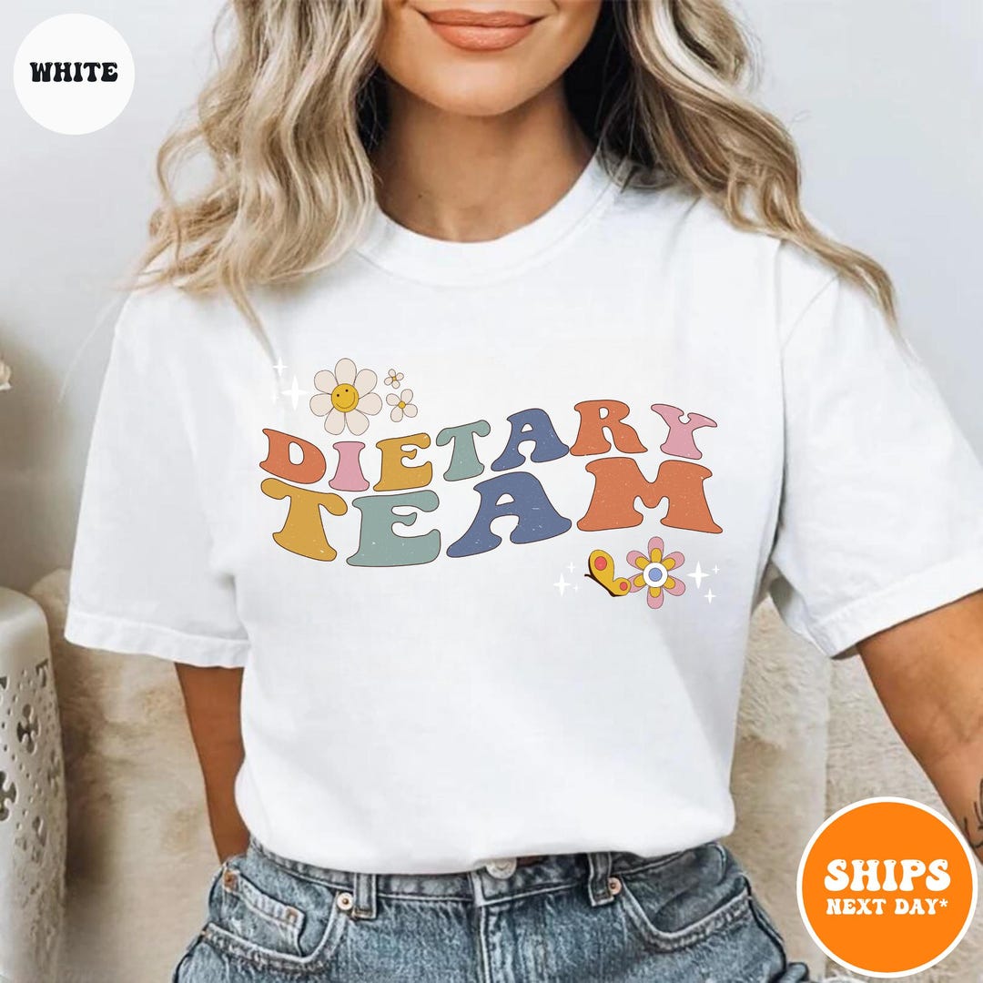 Dietary Team T-shirt | Registered Dietitian | Dietitian Gift ...