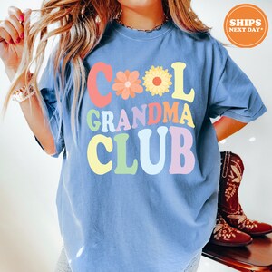 Cool Grandma Club T-shirt | Cool Grandma Tee | Winter Shirt | Grammy ...
