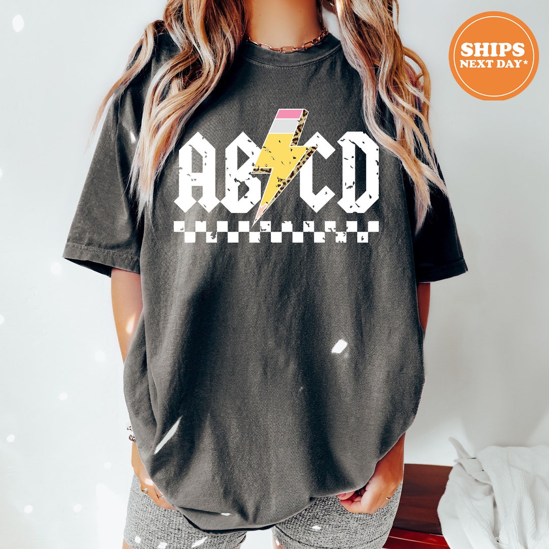 Retro ABCD Teacher T-shirt Kindergarten Teacher Back to School Shirt ...