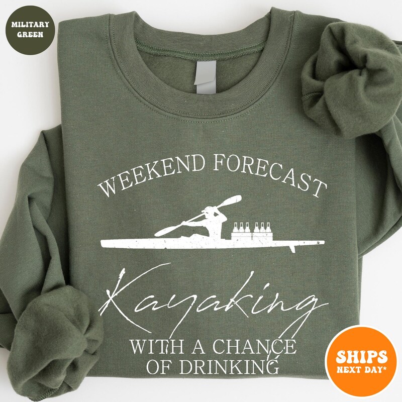 Kayak Girl Sweatshirt - Etsy