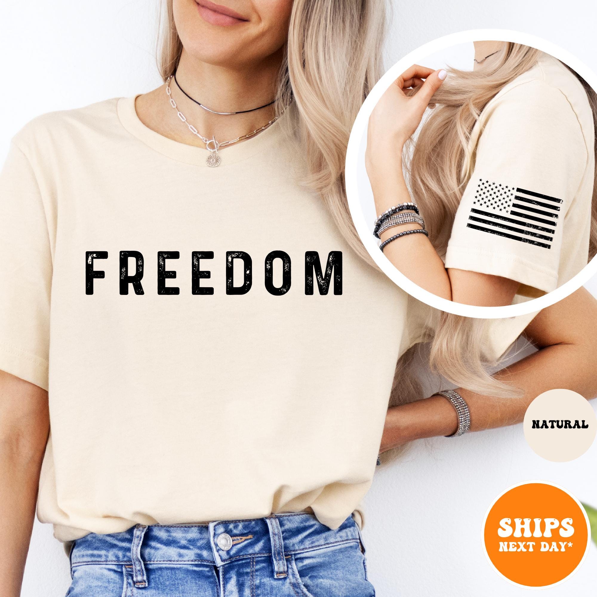 Freedom T-shirt | Freedom Women Shirt | Freedom Shirts | Justice Shirt ...