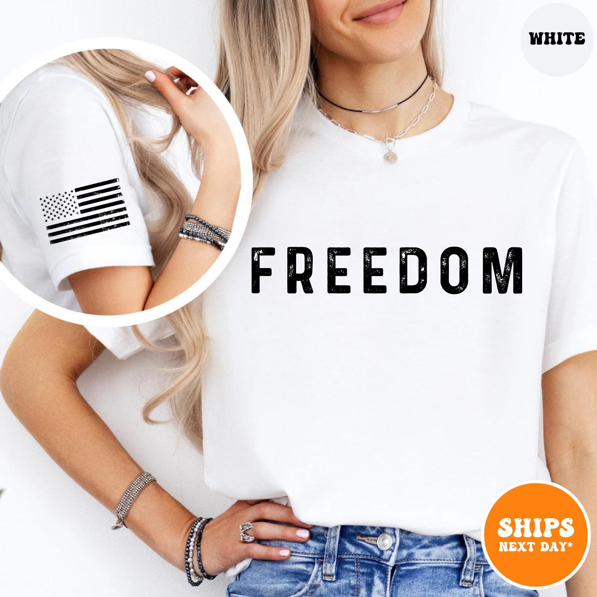 Freedom T-shirt | Freedom Women Shirt | Freedom Shirts | Justice Shirt ...