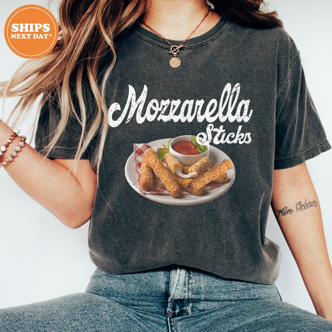 Mozzarella Sticks 90's T-shirt | Funny Mozzarella Sticks | Funny Meme ...