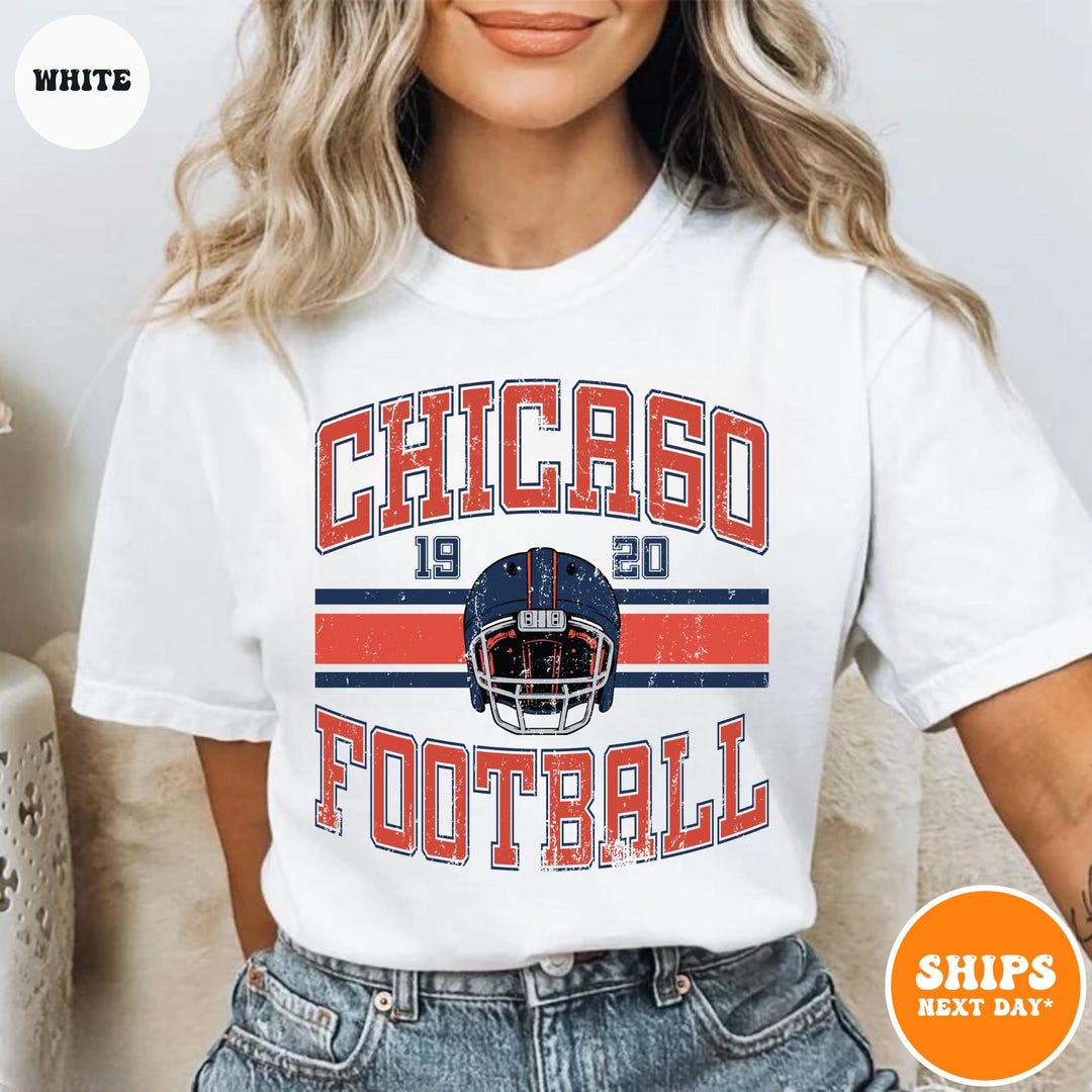 Retro Football Team T-shirt Vintage Streetwear Tee Football Sports Fan ...