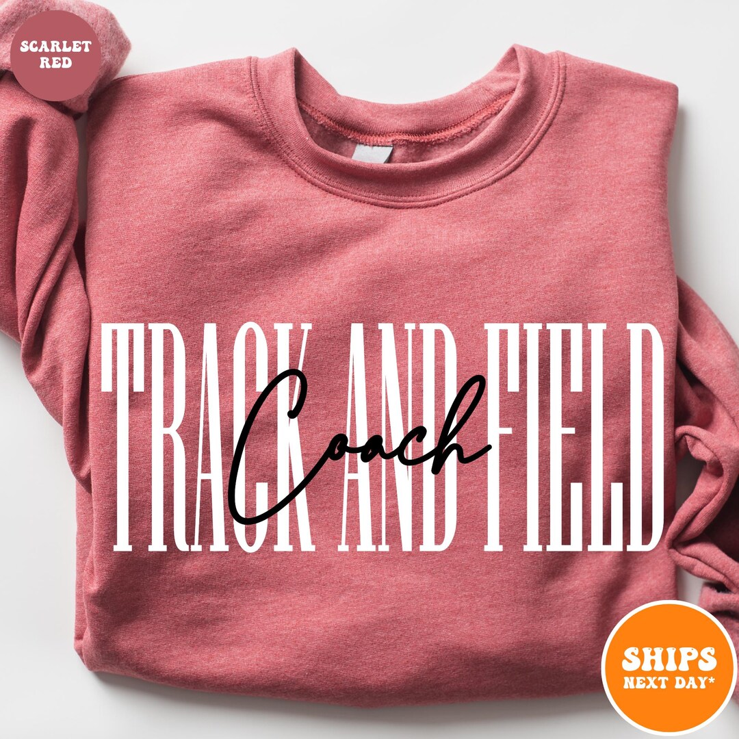 Track and Field Coach Crewneck Sweatshirt | Track and Field Coach ...