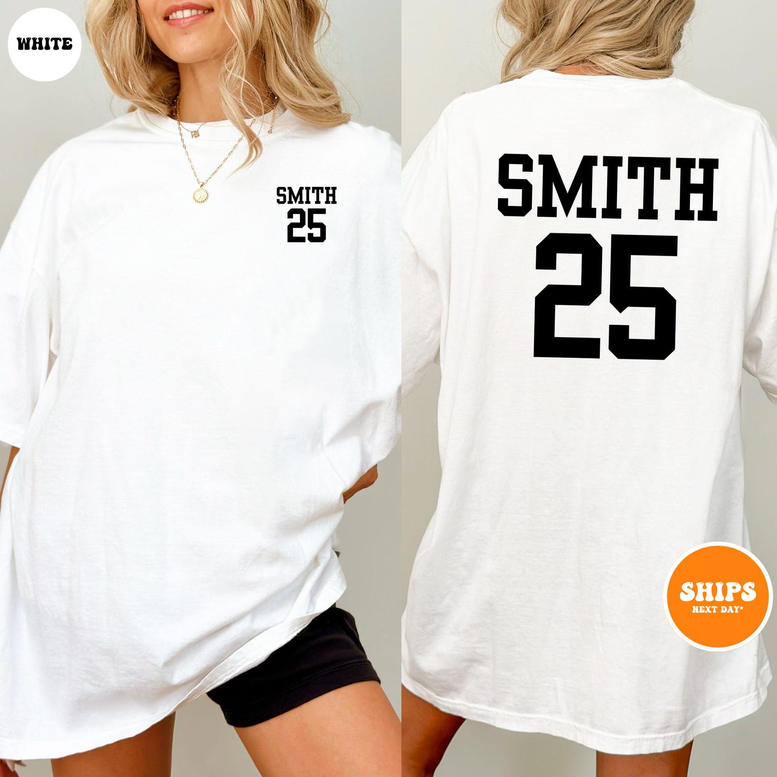Custom Name and Back Number T-shirt | Personalized Sports Shirt | Sport ...