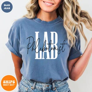 Lab Phlebotomist T-shirt | Lab Week Shirt | Med Tech Shirt | Phlebotomy ...