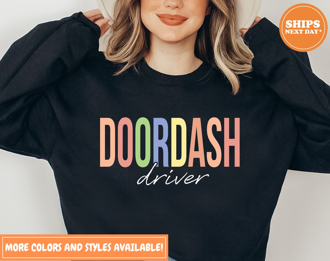 Door Dash Driver Sweatshirt Door Dash Driver Crewneck Door - Etsy