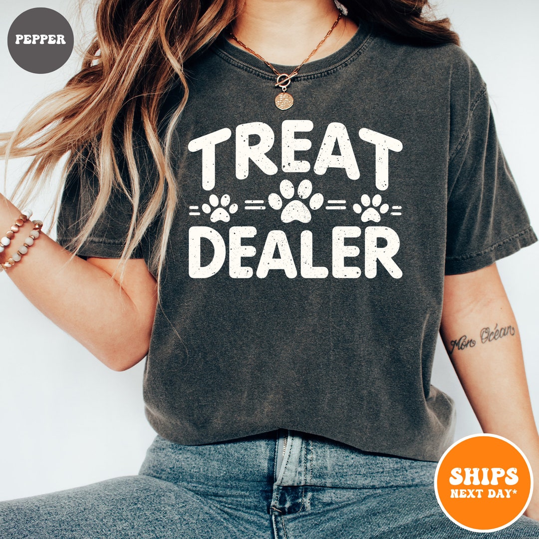 Treat Dealer T-shirt | Dog Shirts for Mom | Dog Mom Shirt | Golden ...