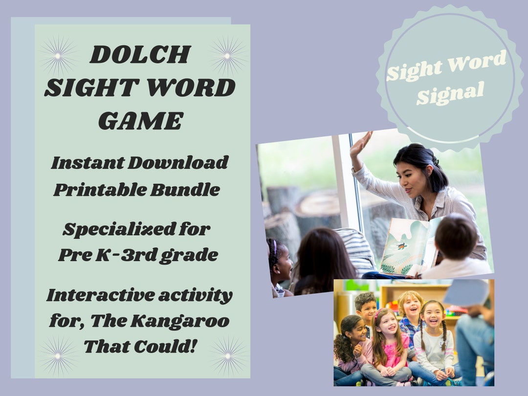Dolch Sight Word Game | Sight Words | Teacher Resource | Parent ...