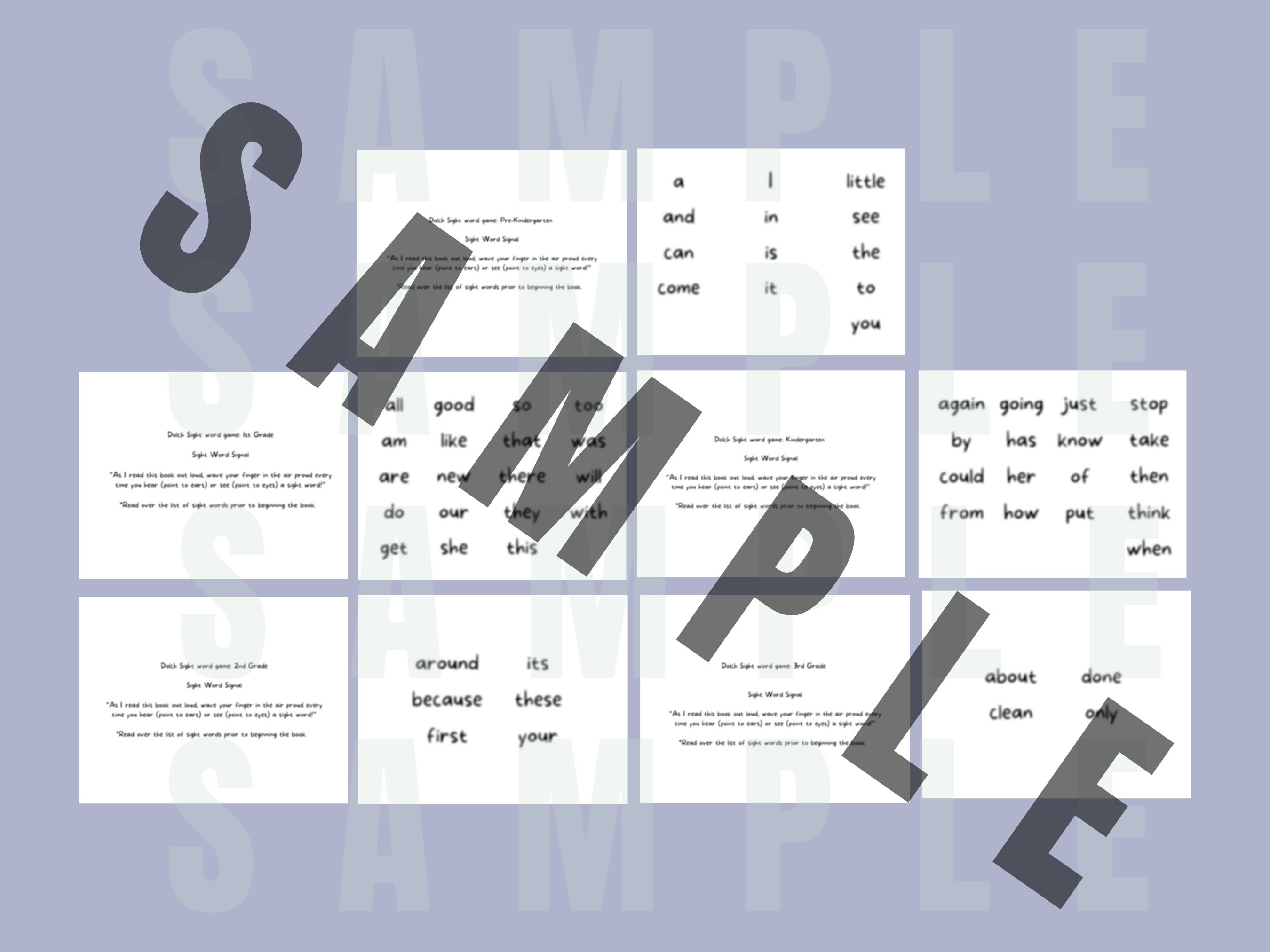 Dolch Sight Word Game | Sight Words | Teacher Resource | Parent ...