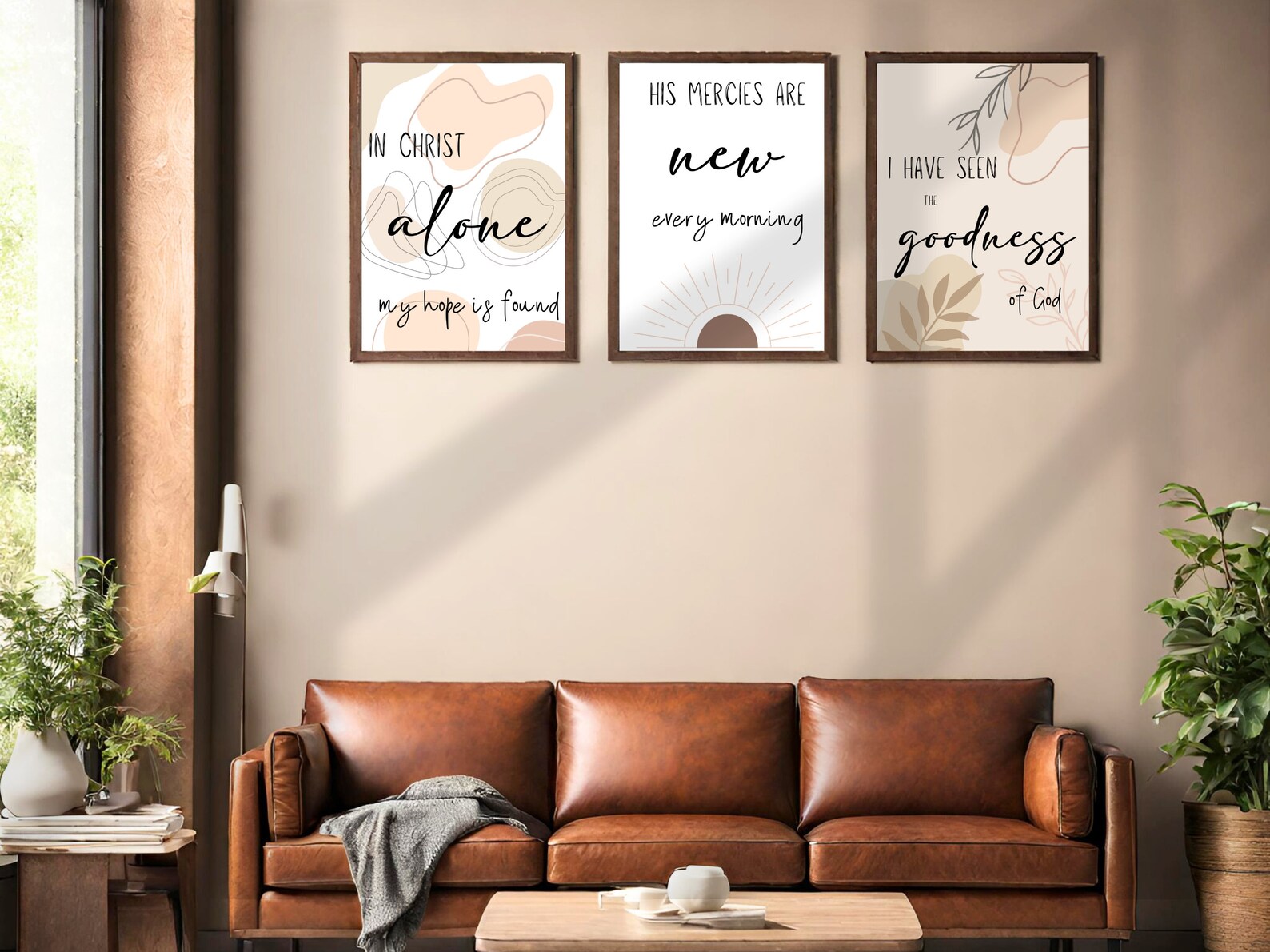 Christian Wall Decor | Bible Verse Wall Art | Scripture Wall Art Bundle ...