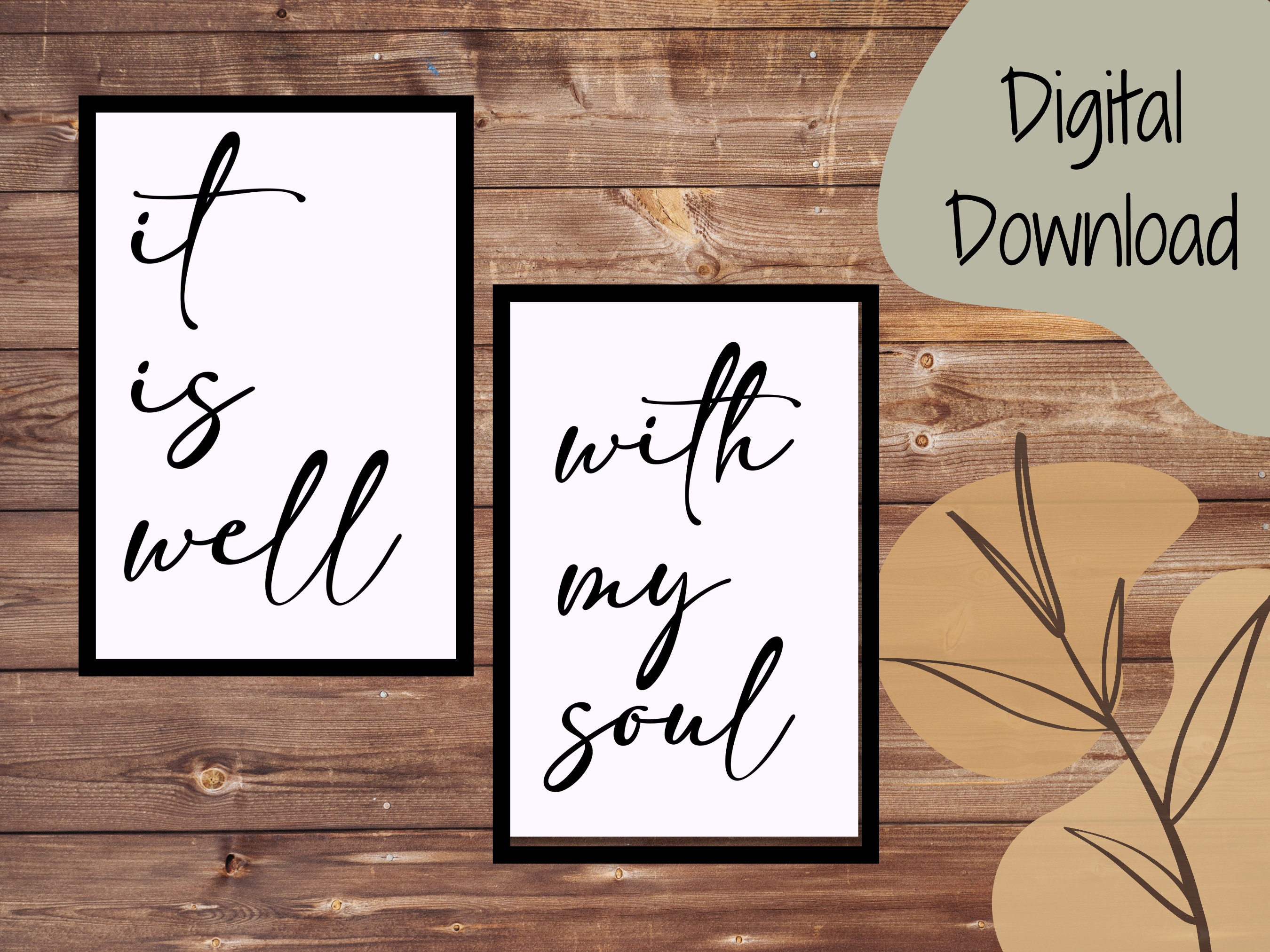 Bible Verse Wall Art | Scripture Wall Art | Printable Wall Art ...
