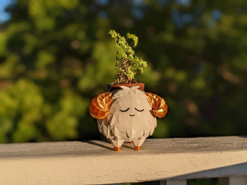 3D Printed Goat Planter - Etsy