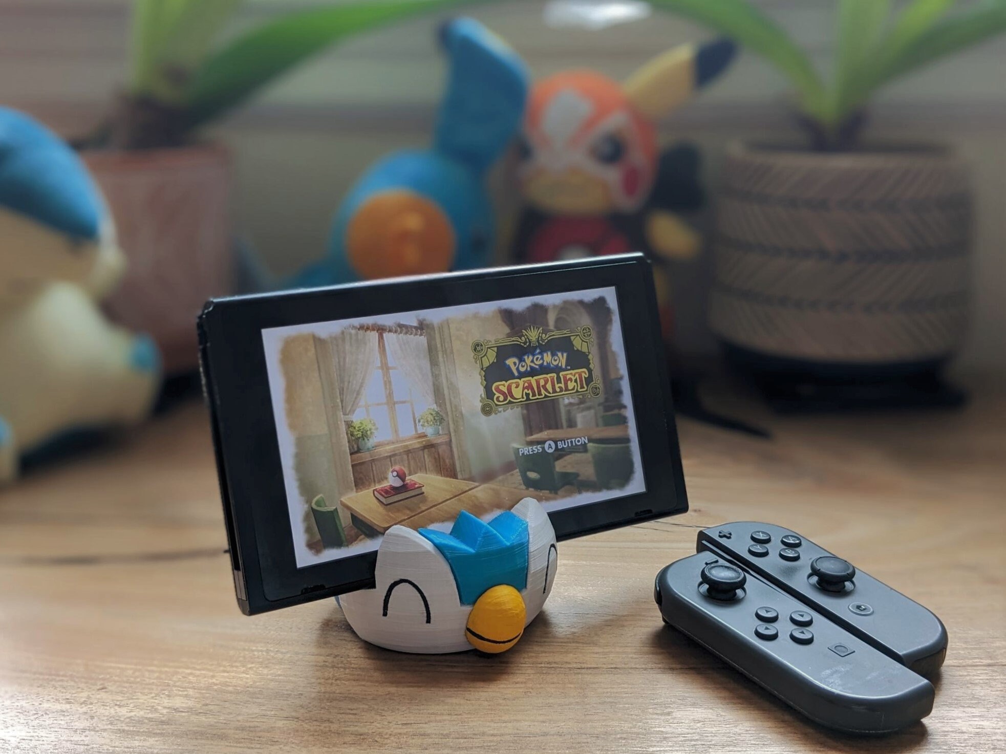 3D Printed Piplup Pokemon Phone, Book, or Tablet Stand - Etsy