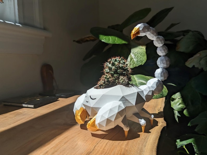 3D Printed Scorpion Planter - Etsy