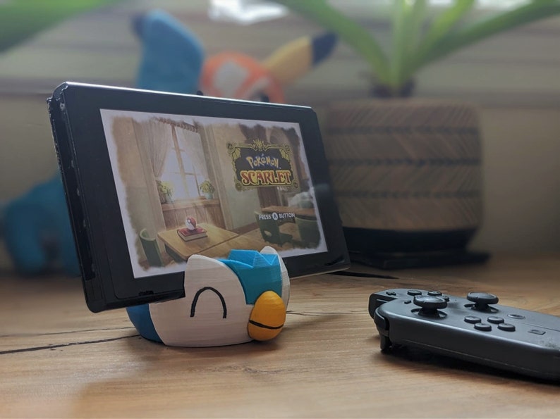 3D Printed Piplup Pokemon Phone, Book, or Tablet Stand - Etsy