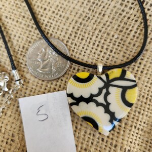 Handmade Ceramic Heart Pendant Necklace: Stoneware Clay Jewelry - Etsy