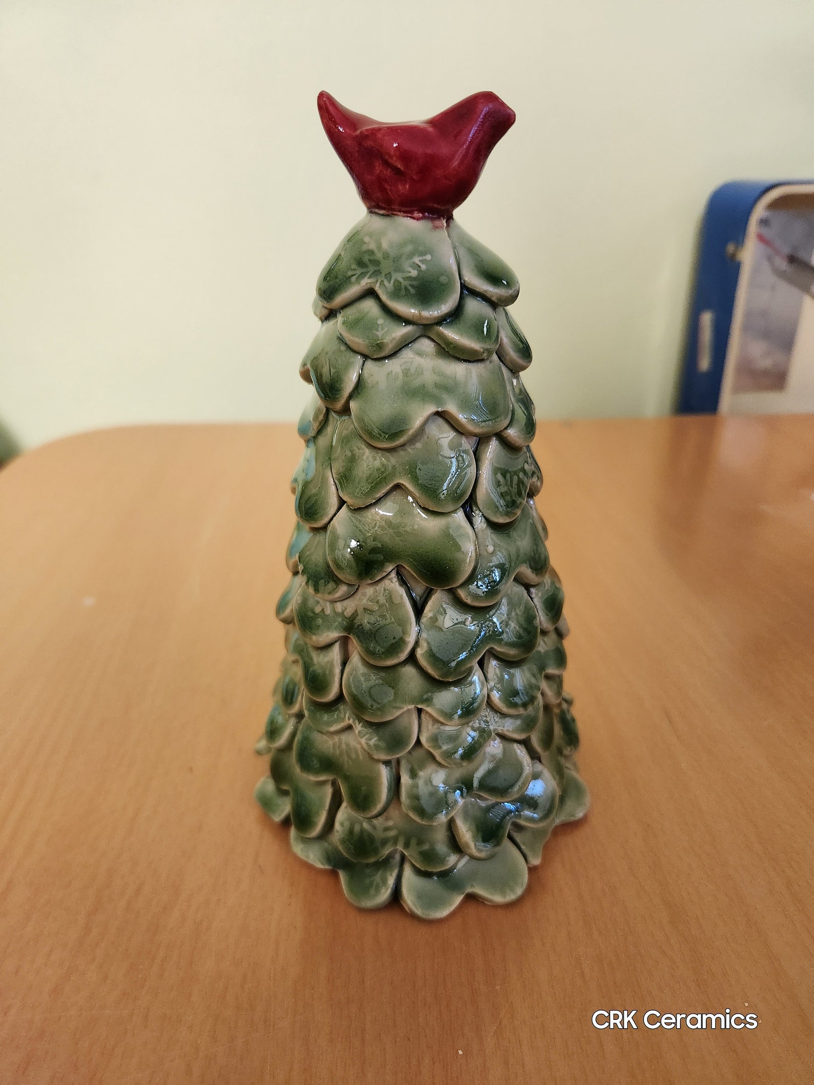 Ceramic Christmas Tree, 7 Inch Tall, Pottery Tree, Holiday Decor, Gift ...