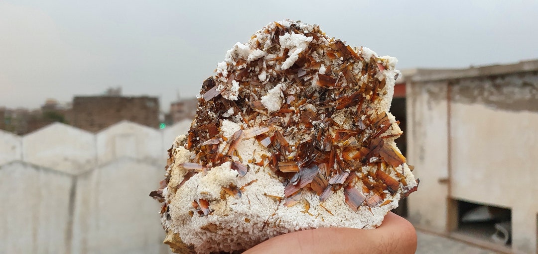 Brookite Specimen With Lustrous Crystals - Etsy