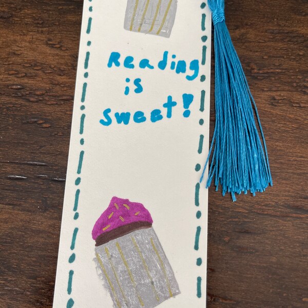Cupcake Bookmark - Etsy