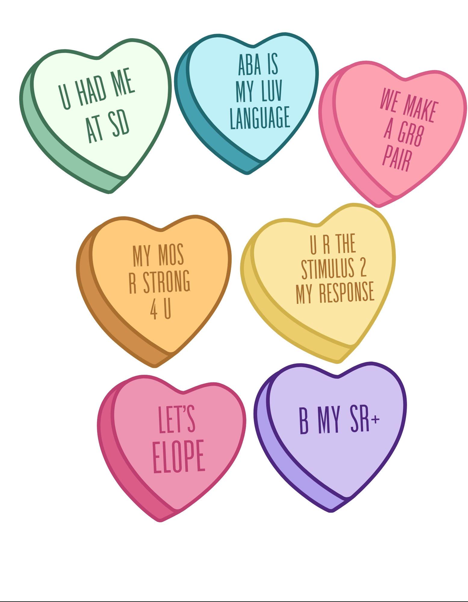 Valentine's Day SVG Bundle for ABA Therapy | Printable & Cut Files for ...
