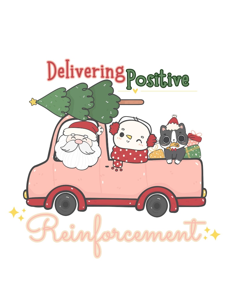 ABA Christmas PNG Holiday Therapy Clipart for Autism Customizable ...