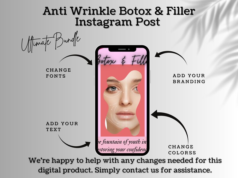 Nurse Injector Instagram Templates, Aesthetic IG Posts, Botox and ...