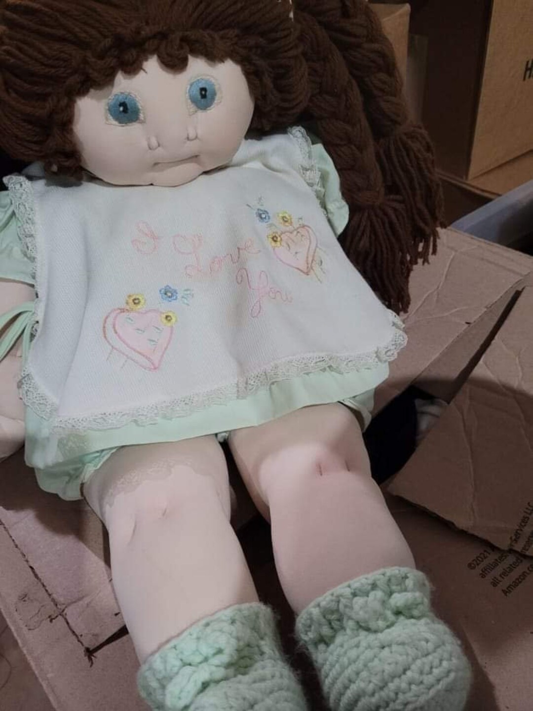 Vintage, Cloth Cabbage Patch Doll Like New - Etsy