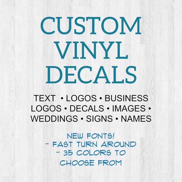 Decals - Etsy