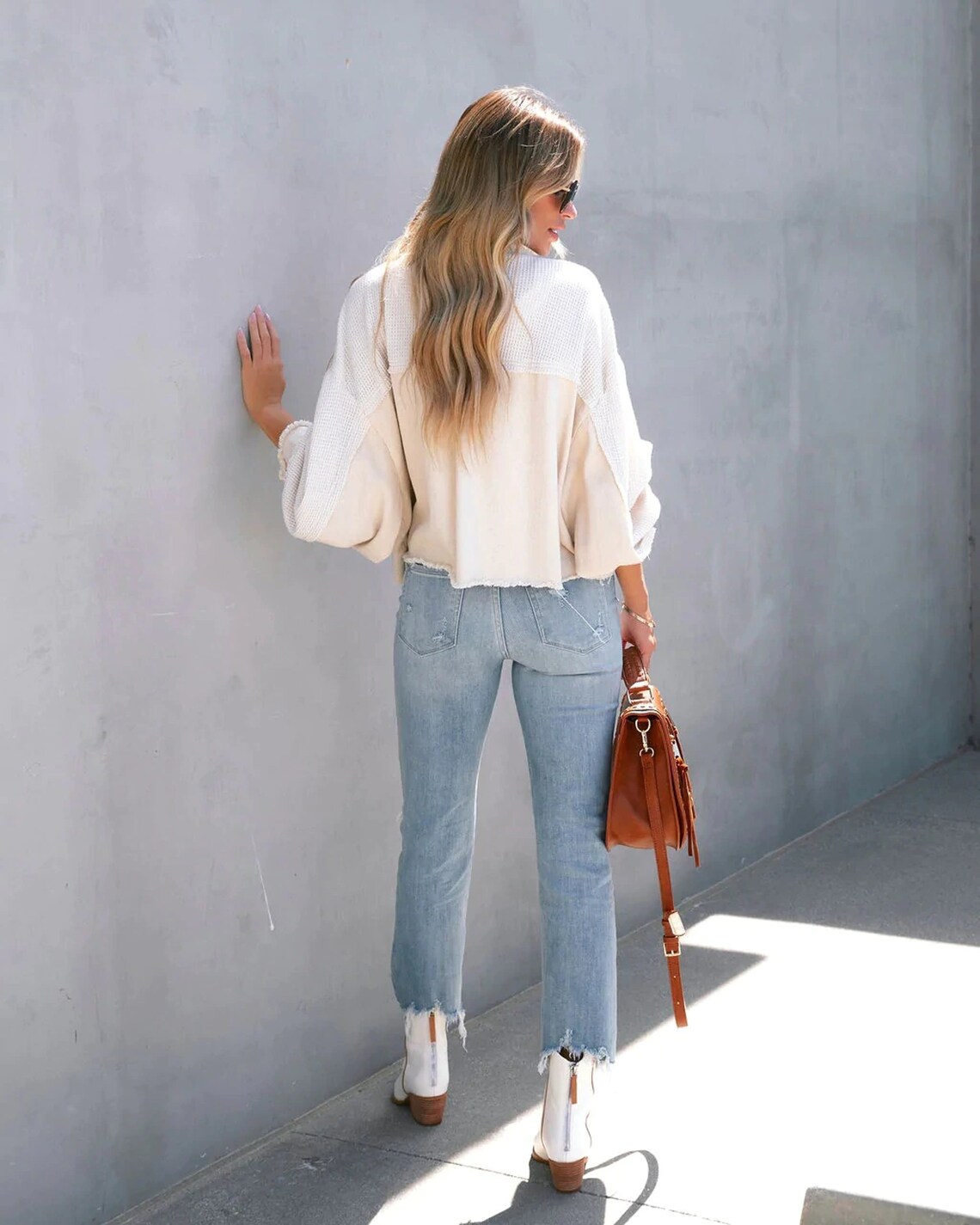 Vintage Women's Patchwork Waffle Shacket Jacket Button - Etsy