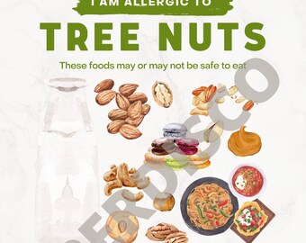 Tree Nut Allergy - Etsy