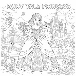 5 Magical Colouring Pages Printable - Etsy