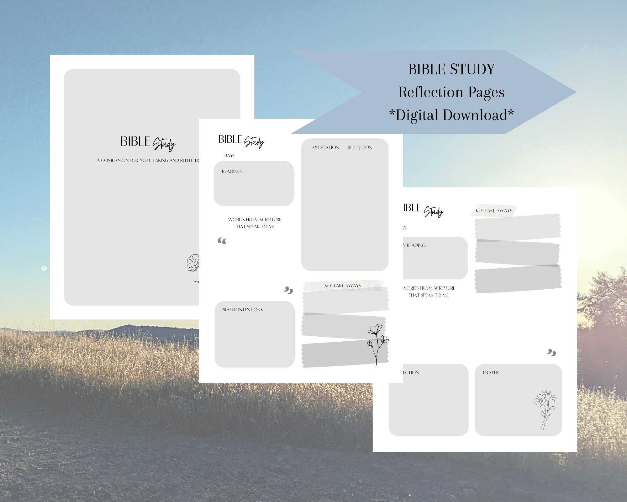 Catholic BIBLE STUDY Reflection Pages - Etsy