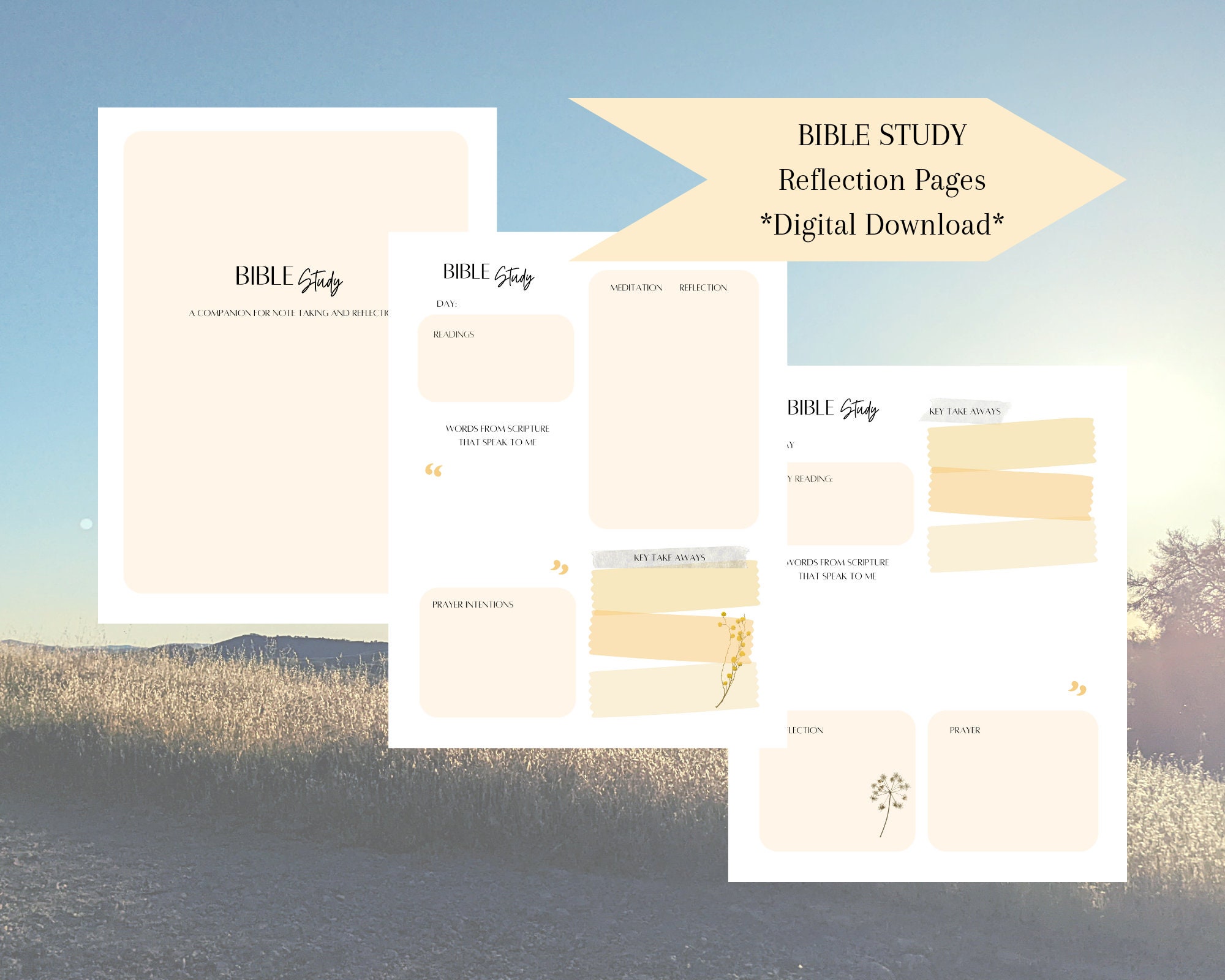Catholic BIBLE STUDY Reflection Pages - Etsy