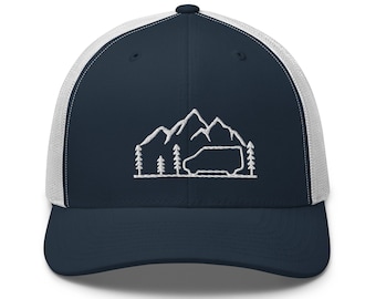 Van Life Trucker Cap, Vanlife Gift, Vanlife Hat, vanlife, Mercedes ...
