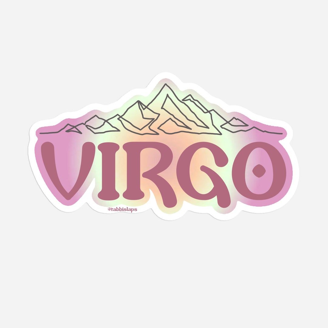 Sticker VIRGO Sticker, Vinyl Waterproof Sticker. Great for Laptops ...