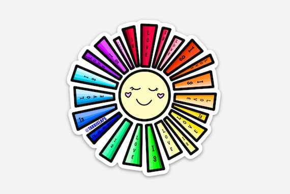 Sticker Love is Love Sticker Vinyl Waterproof Sticker. Great - Etsy