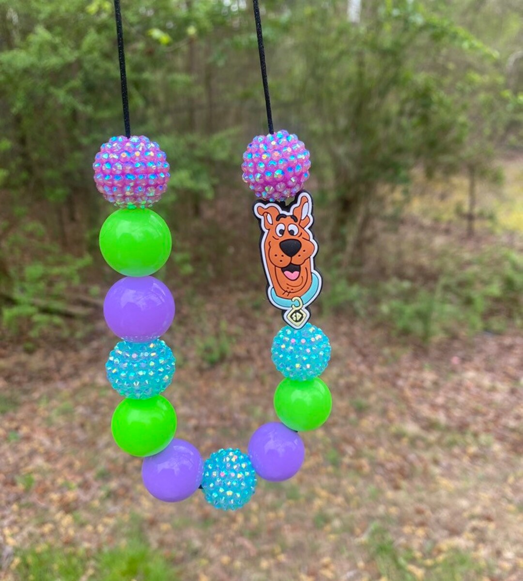 Scooby Doo Mystery Cartoon Inspired Children Bead Necklace - Etsy