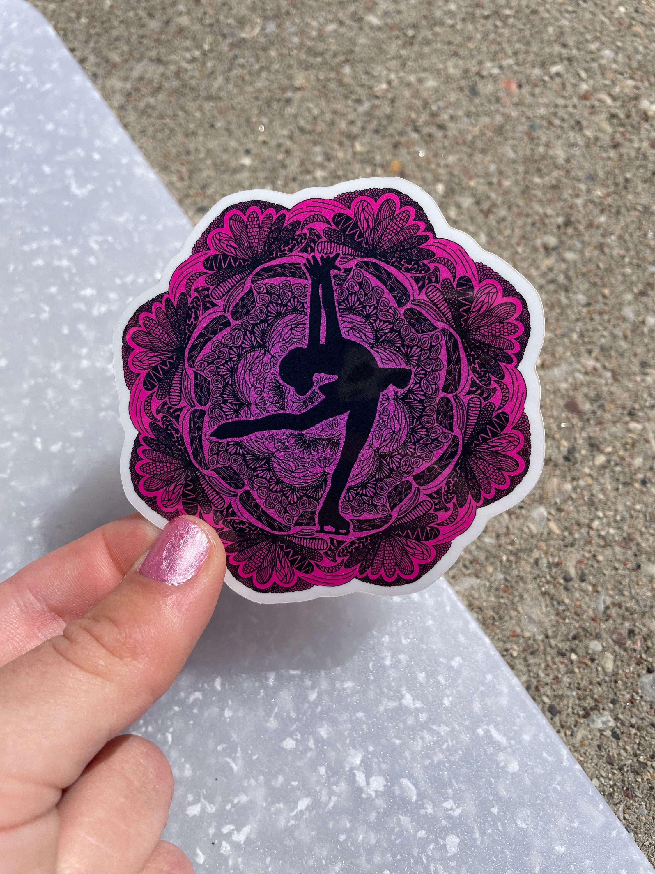 Ladies Figure Skating Sticker Pack | Figure Skating Stickers | Figure ...